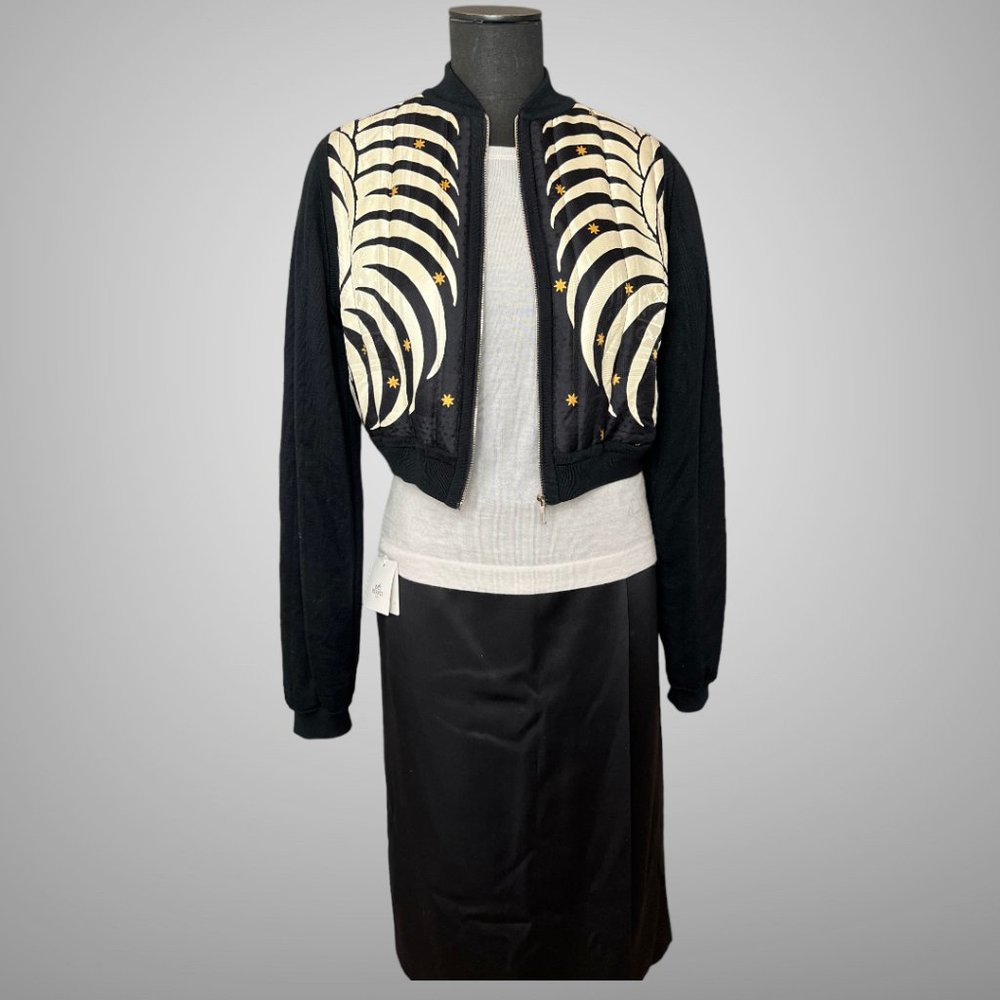 Hermes Beautiful Screen Printed Silk Fashion Jacket E… - Gem